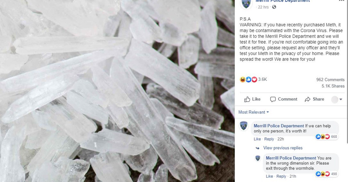 Wisconsin police department offers to test meth "contaminated" with the ...