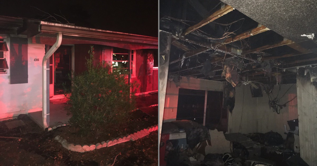 Spring Hill home heavily damaged in fire | FOX 13 Tampa Bay