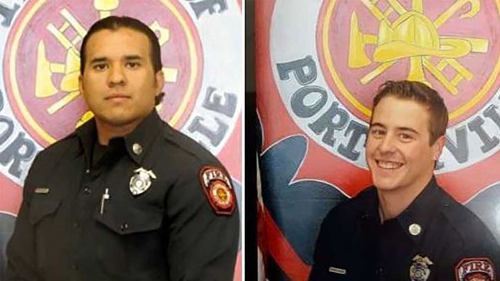 California library fire that killed 2 firefighters leads to arrest of 2 ...