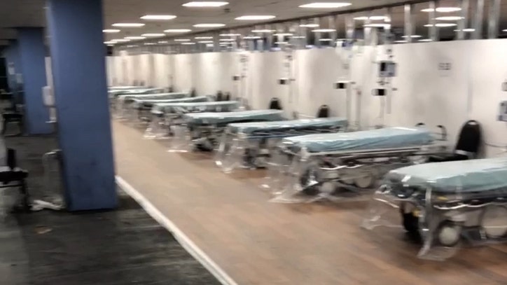 Vanderbilt hospital sets up COVID-19 treatment area in parking garage ...