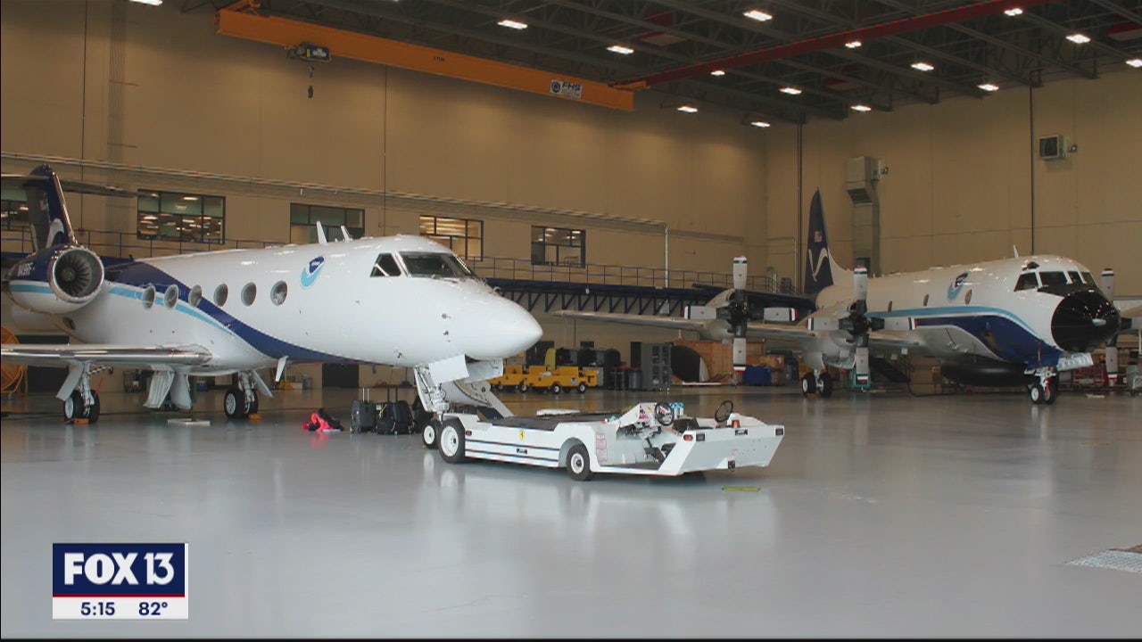 New NOAA aircraft at Lakeland Linder Airport