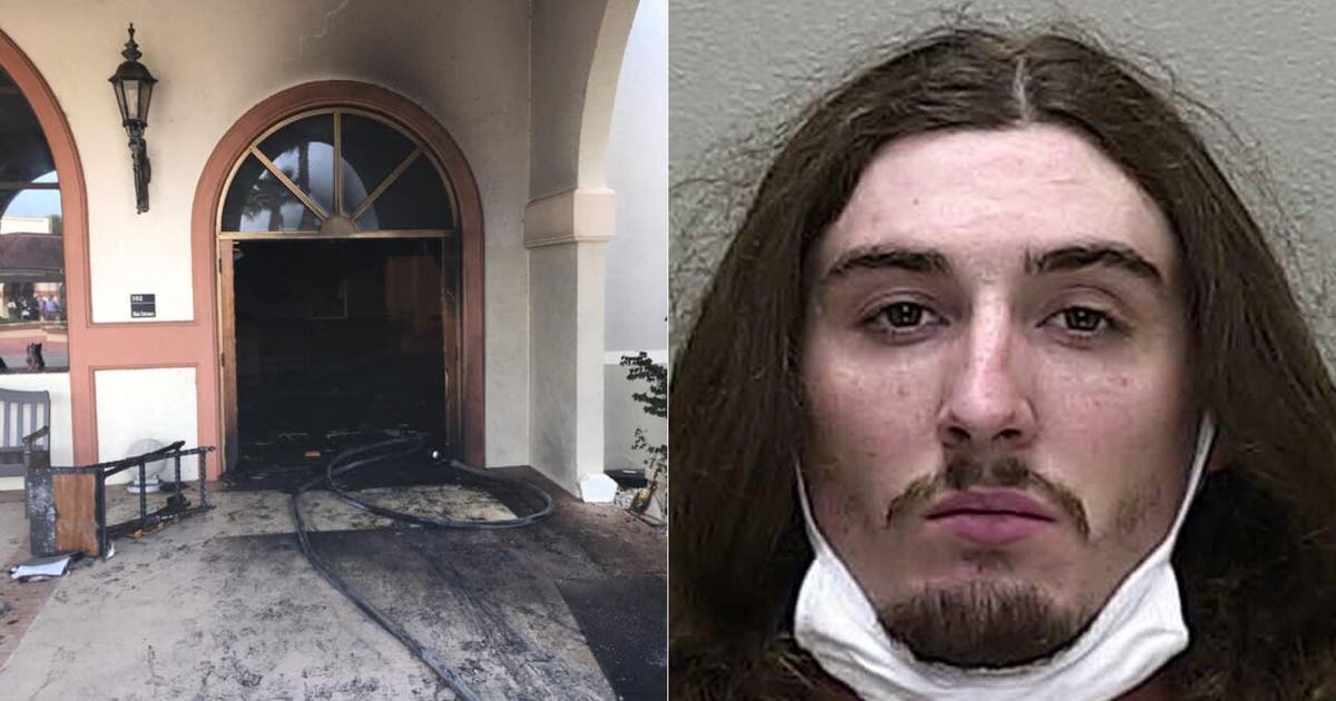 Man crashes into Florida church, lights it on fire with parishioners ...