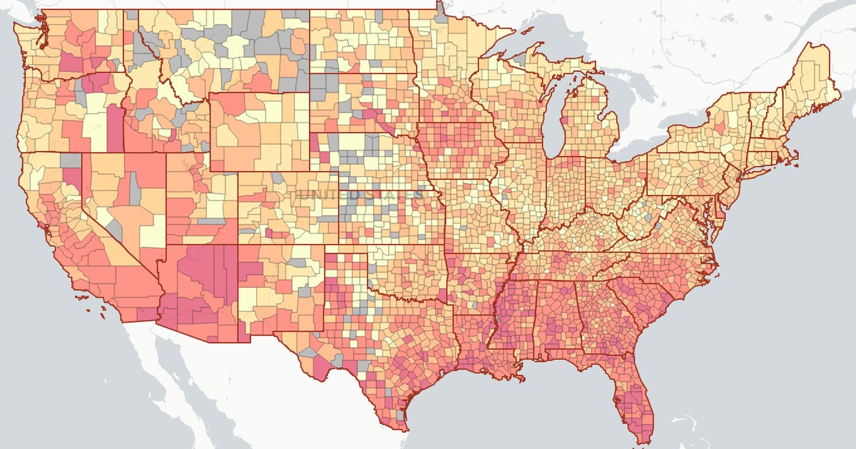 Interactive map shows risk of encountering COVID-19 at events of ...