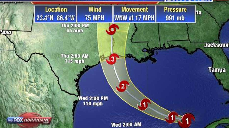 Hurricane Delta Projected Path Louisiana | semashow.com