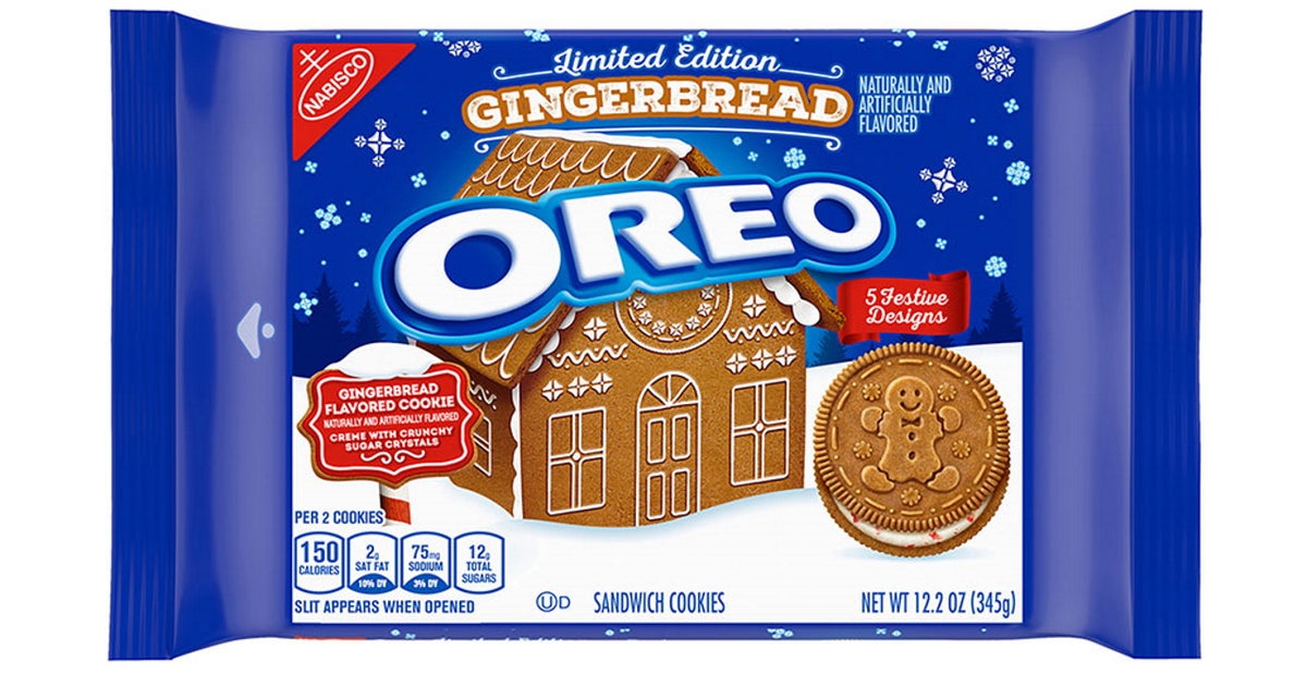 Oreo releasing 'first-ever' gingerbread-flavored cookie for holiday ...