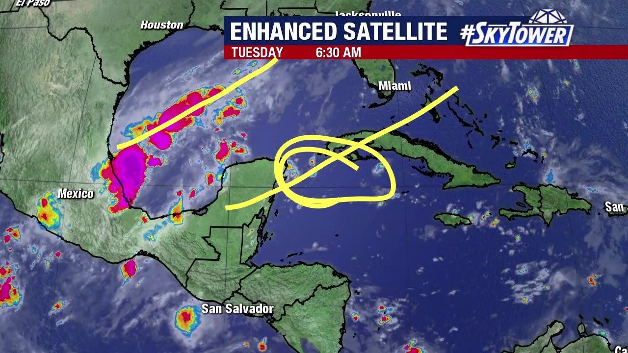 Today's tropical weather forecast