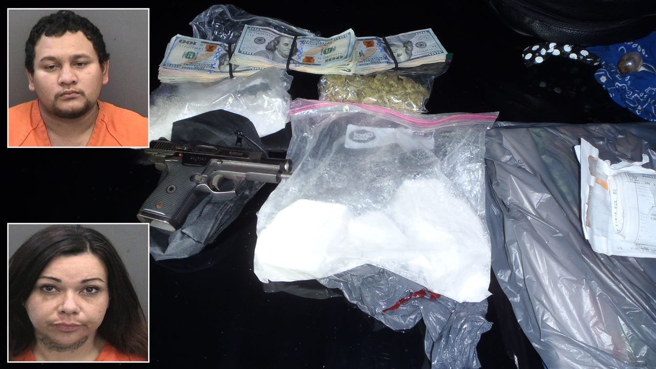 FHP: Traffic stop leads to arrests after drugs, stolen gun, cash found ...