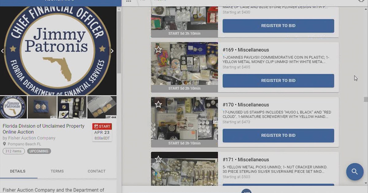 Unclaimed property auction in Florida scheduled for Friday | FOX 13 ...