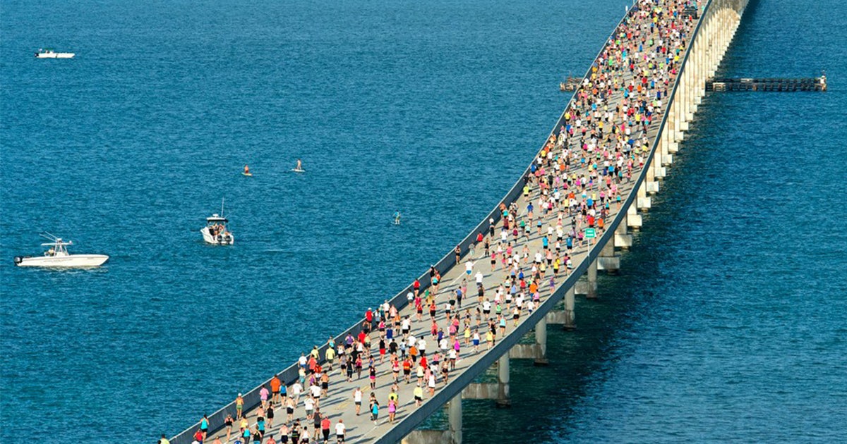 Seven Mile Bridge Run returns in the Florida Keys after missing last ...