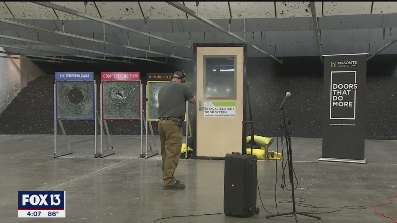Door built to stop active shooters