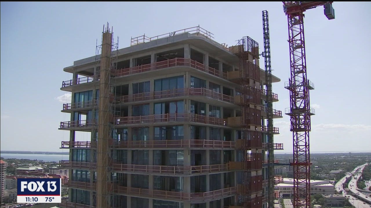 Downtown Tampa's new high-rise office building