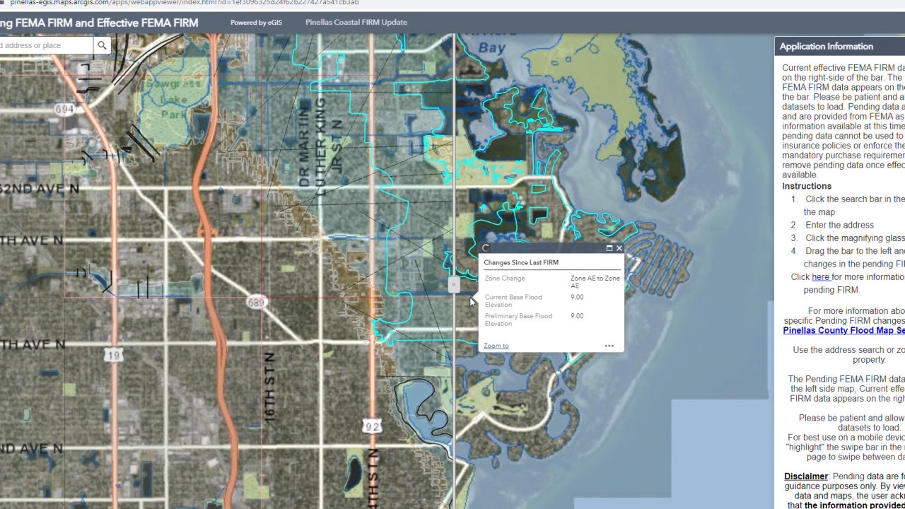 New flood insurance maps take effect in Pinellas County | FOX 13 Tampa Bay