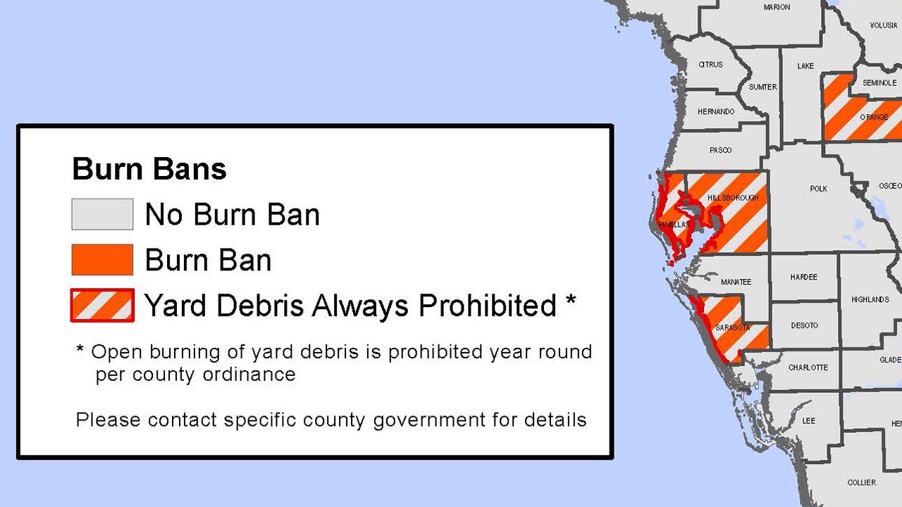 Fire risk high in Bay Area as wildfires burn around Florida | FOX 13 ...