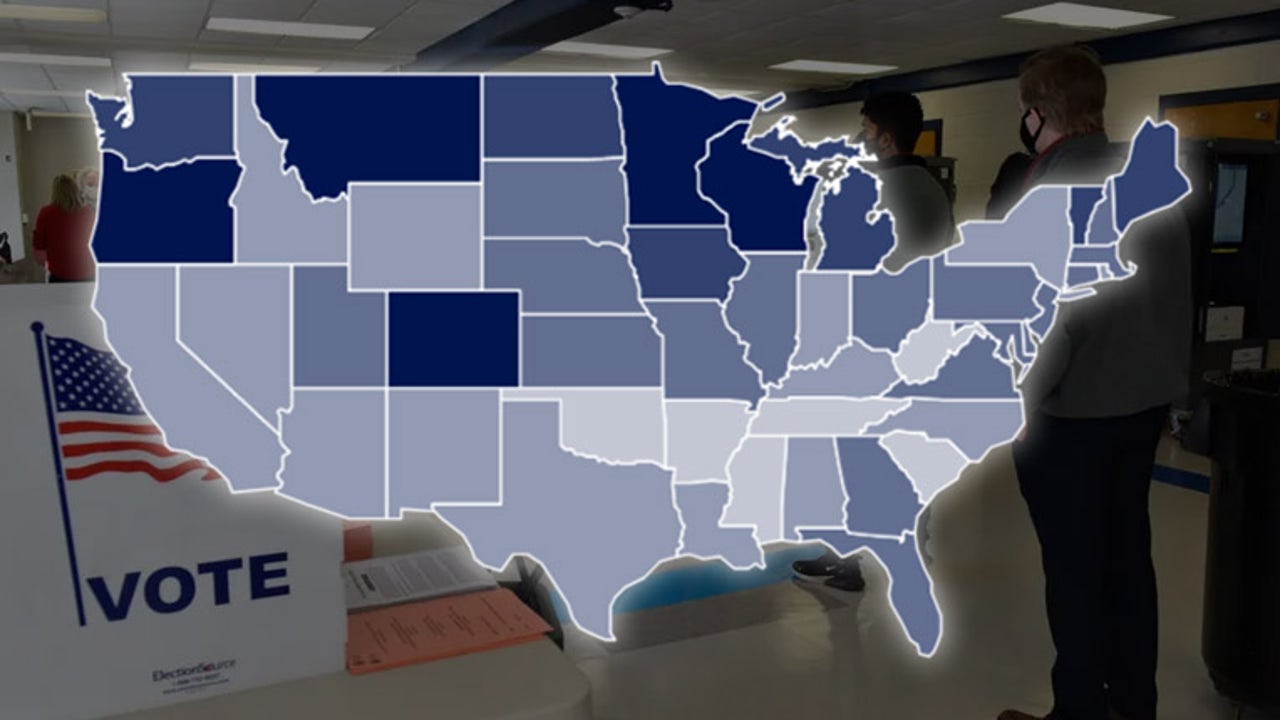 How Many Americans Vote Map Shows Voter Turnout By State Fox 13