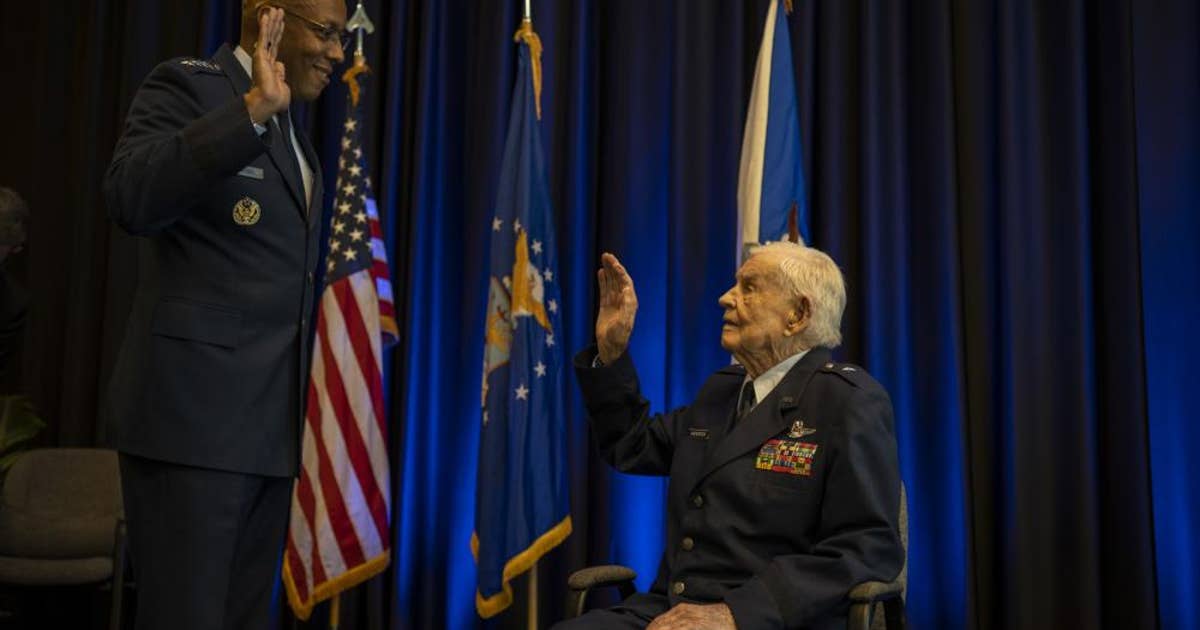 100-year-old WWII veteran gets honorary promotion to brigadier general ...
