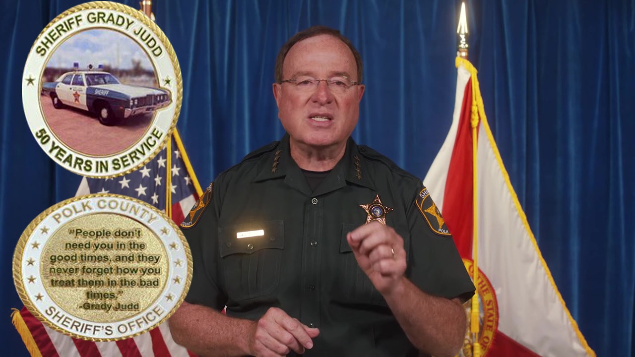 Grady Judd limited edition coins celebrate sheriff’s 50 years in law ...