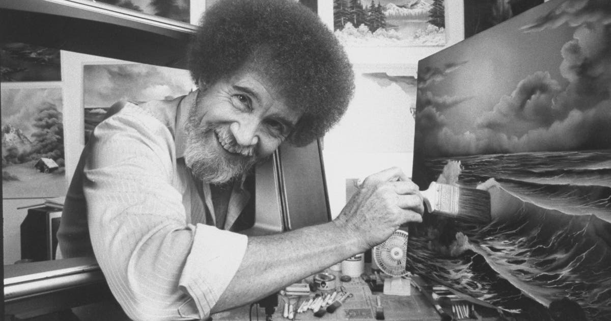 Bob Ross's first painting from 'The Joy of Painting' is for sale | FOX ...