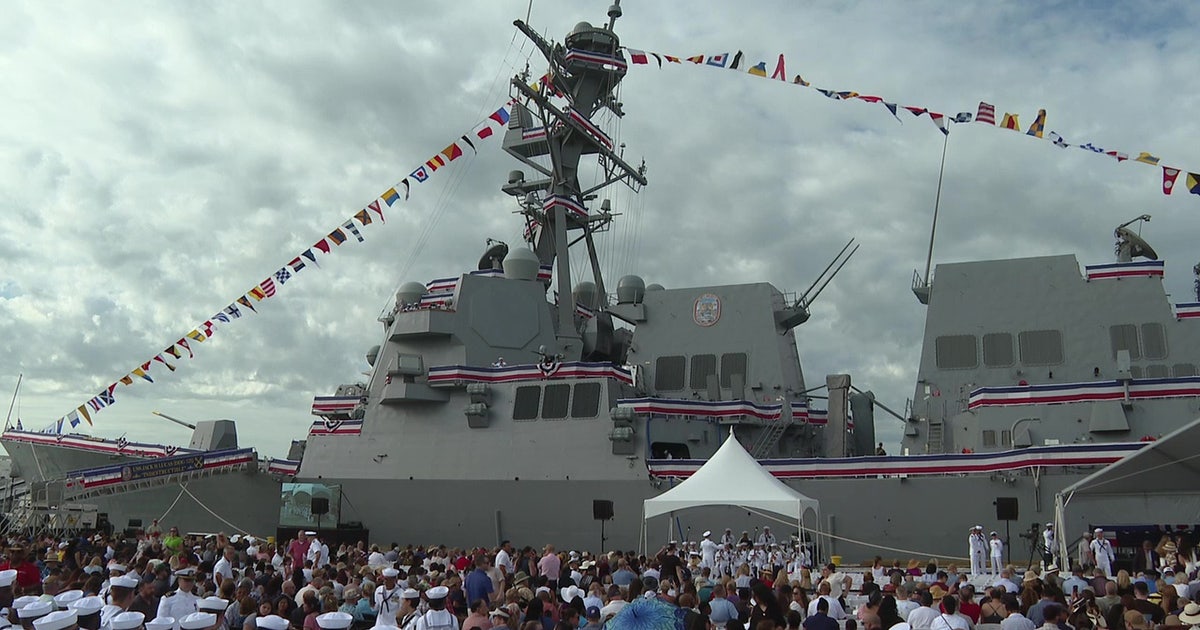 U.S.S. Jack H. Lucas officially commissioned into service in front of ...