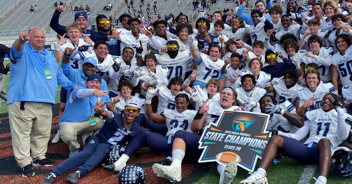 Berkeley Prep football secure state title, lasting legacy for their ...