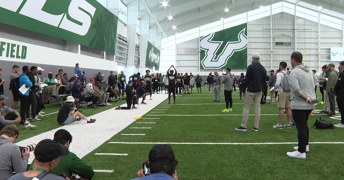 USF football hosts annual pro-day, scouts from NFL teams come to Tampa ...