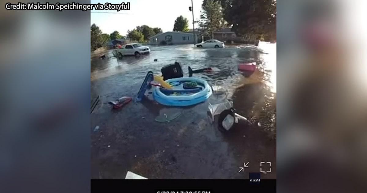 WATCH: Disastrous flooding in lakeside neighborhood forces family to ...