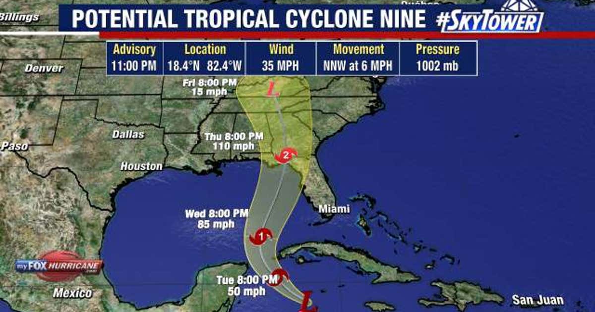 Potential Tropical Cyclone Nine expected to become Helene as it gets ...