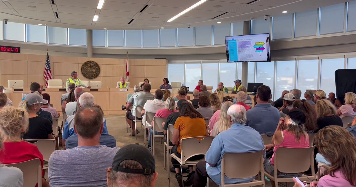 City of Madeira Beach holds packed townhall on FEMA's 50% regulation ...