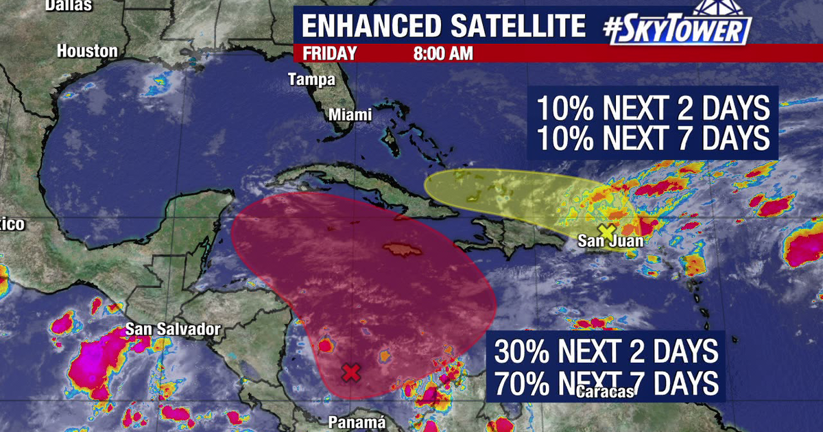 Tropical disturbance in Caribbean Sea sees increased chance of ...