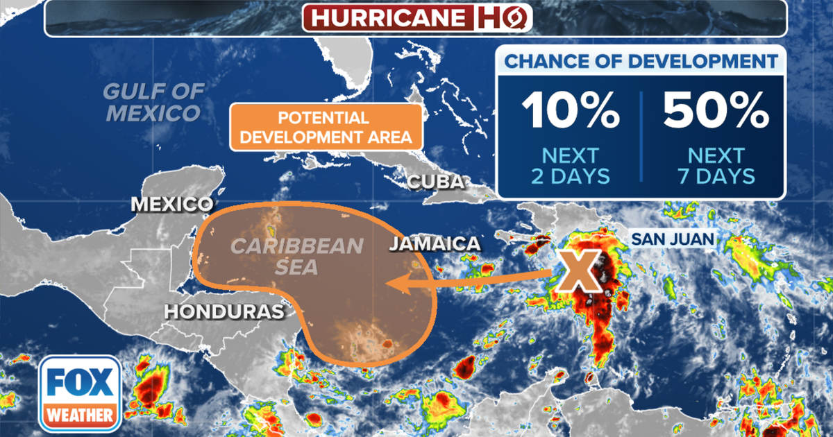 New tropical system could form in Caribbean as development chances for ...