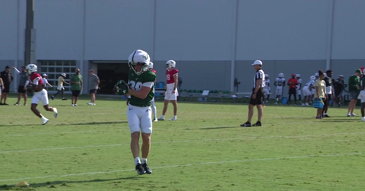 USF receiver Sean Atkins hopeful college football continues to embrace ...