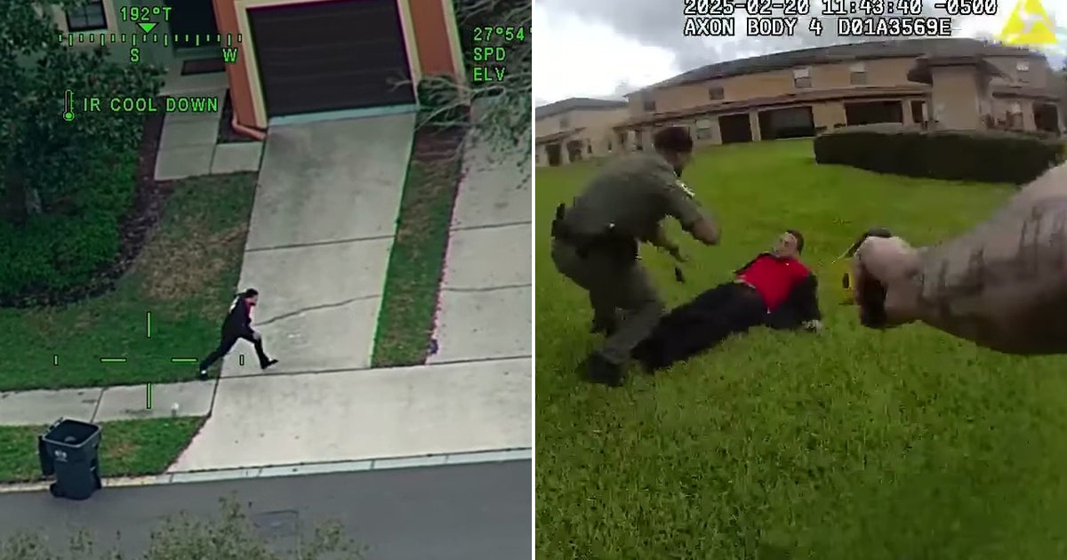 Video: Suspect tased, arrested on drug & gun charges after chase in ...