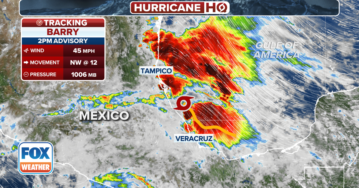 Tropical Storm Barry strengthens off eastern Mexico bringing threats of ...