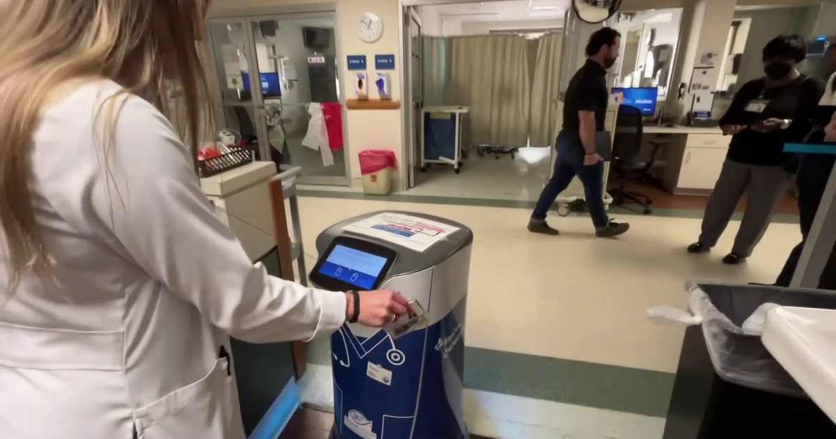 St. Anthony’s Hospital hires two robots to help nurses with labs and ...