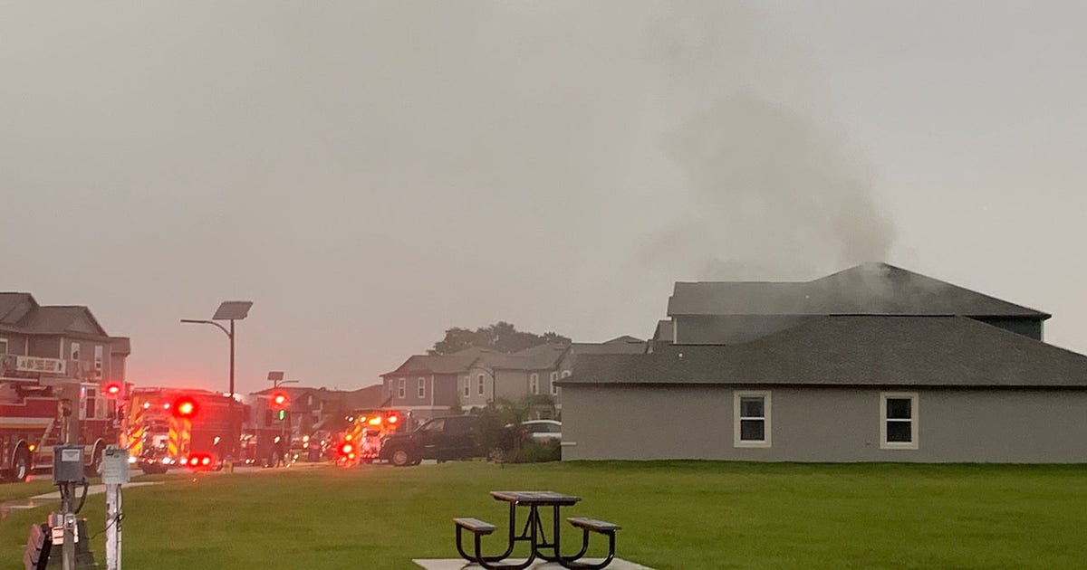 Pasco County home catches fire after reported lightning strike ...