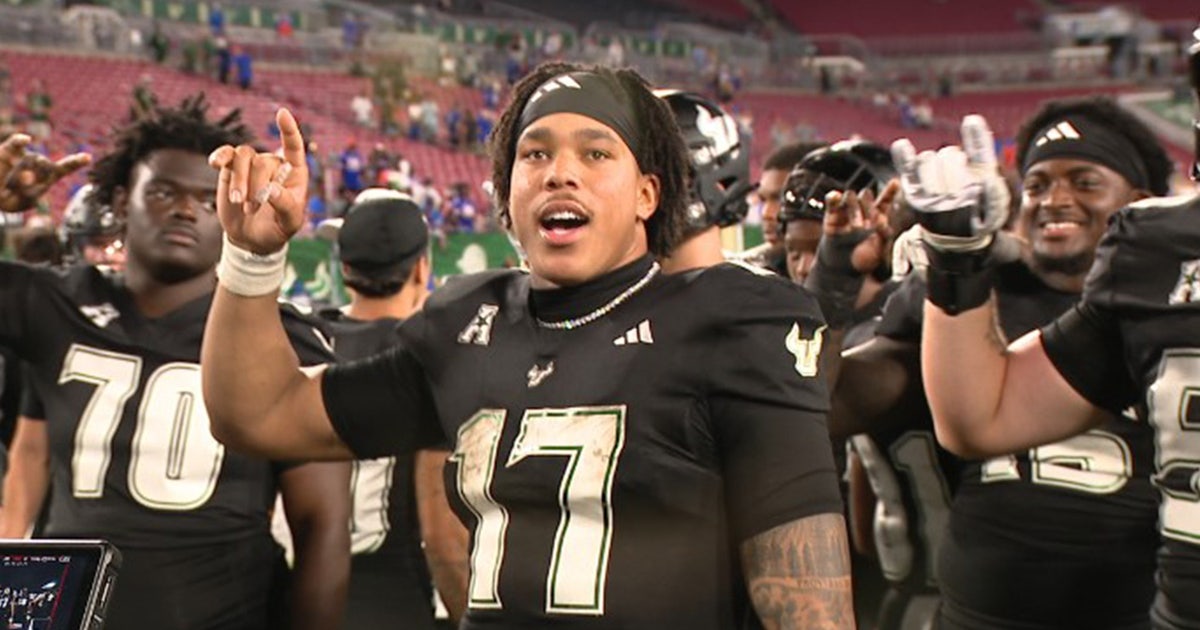 USF quarterback Byrum Brown dazzles with arm and legs in return to ...