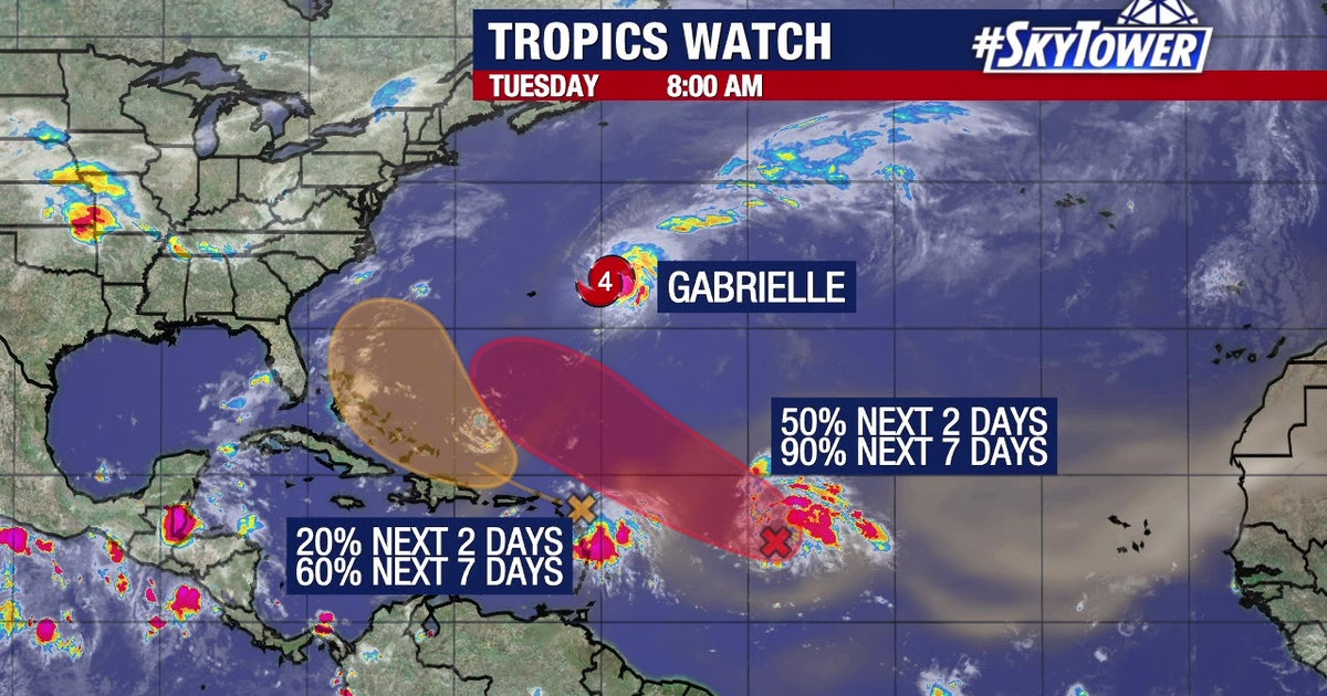 Gabrielle remains powerful hurricane, 2 more tropical waves see ...