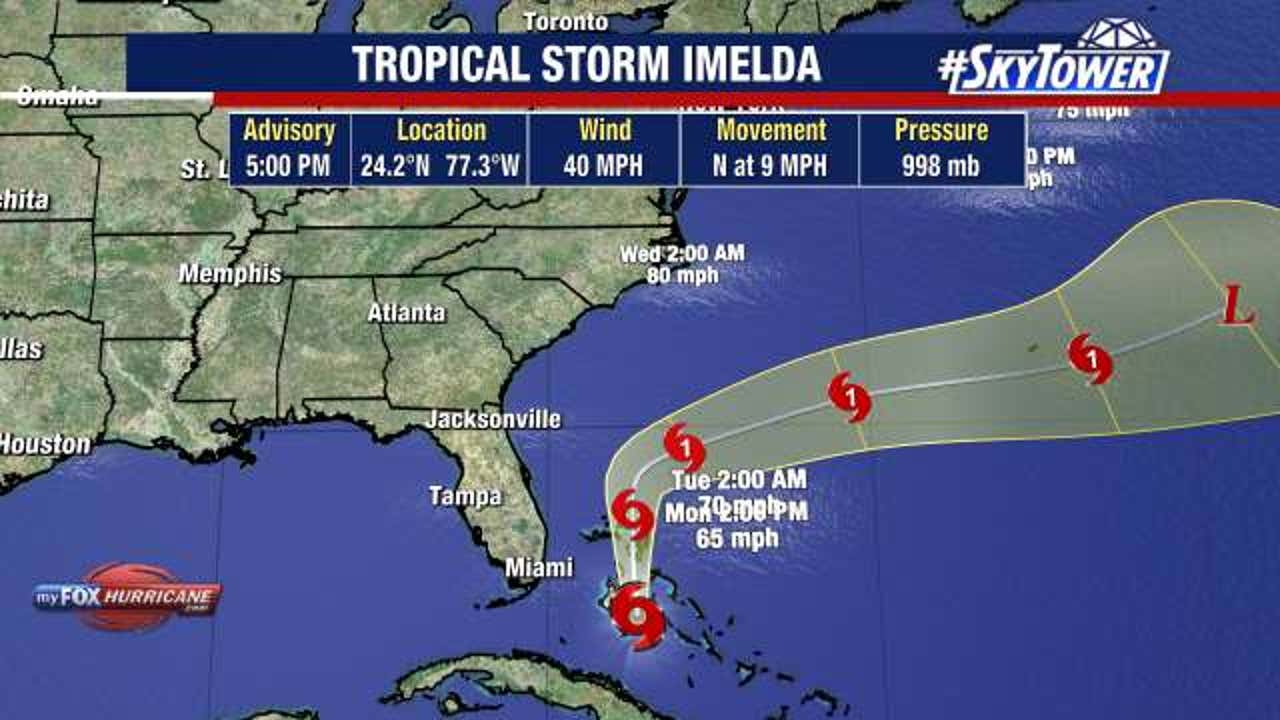Tropical Storm Imelda forms, ninth named storm of 2025 | KTVU FOX 2