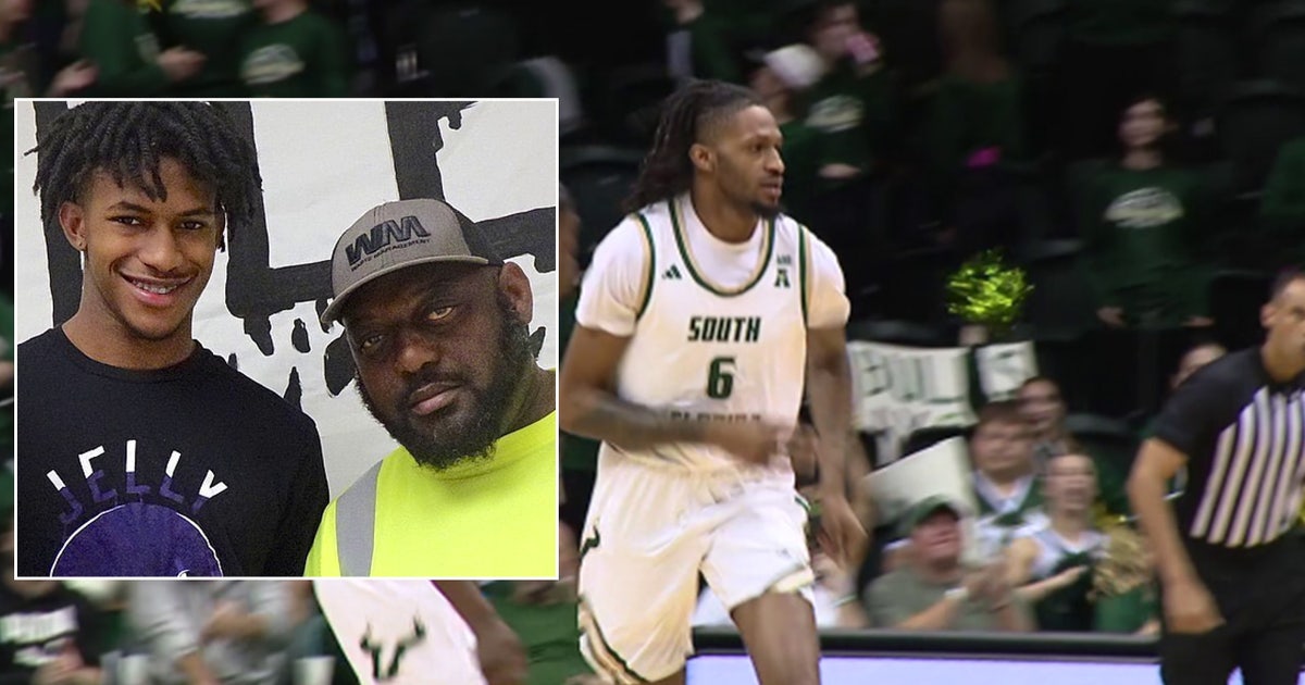 USF forward Daimion Collins plays for his late father: 'He is my angel ...