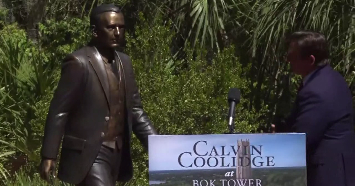 Florida leaders honor President Calvin Coolidge with new statue at Bok ...