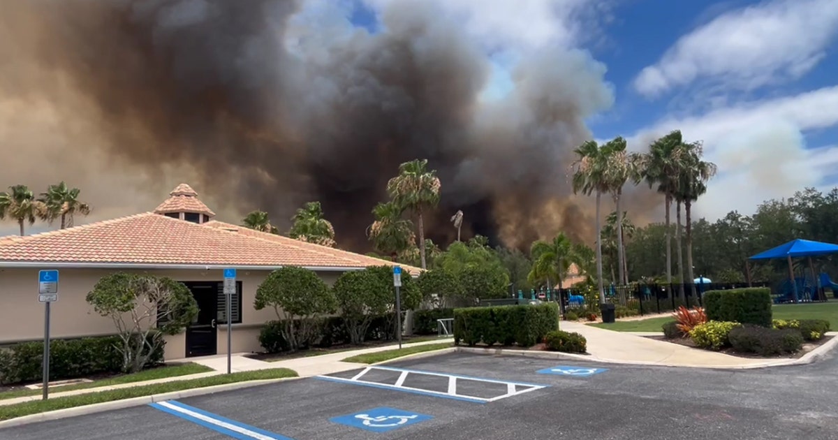 Sarasota County brush fire contained after homes evacuated in ...