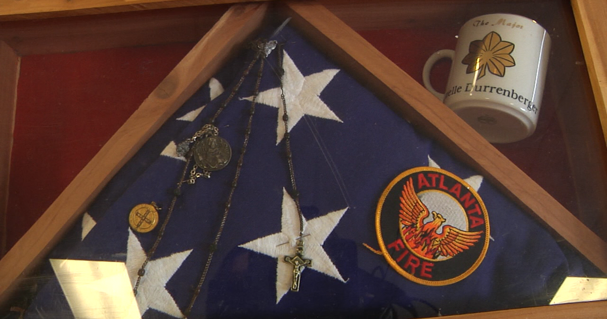 Flag, Atlanta Fire badge reunited with family | FOX 26 Houston