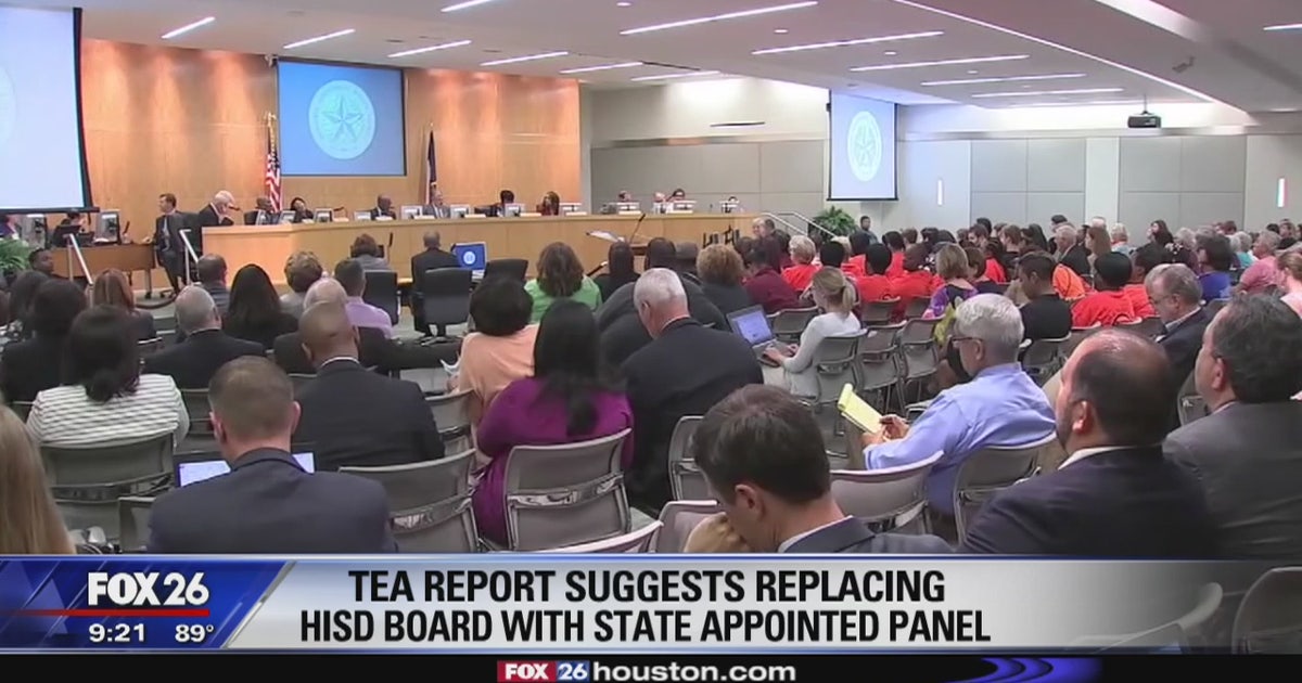TEA report suggests replacing HISD board with state-appointed panel ...