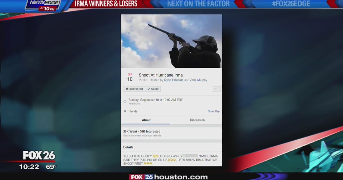 Was That Fake? - warning not to shoot Hurricane Irma | FOX 26 Houston