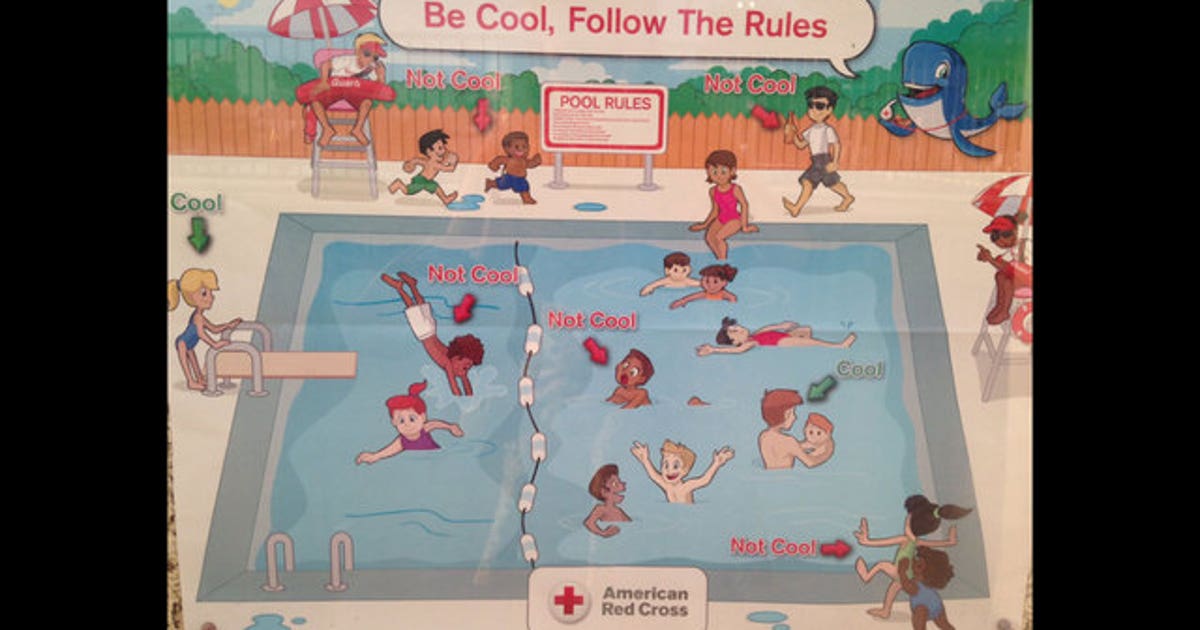 Red Cross pool safety poster called racist | FOX 26 Houston