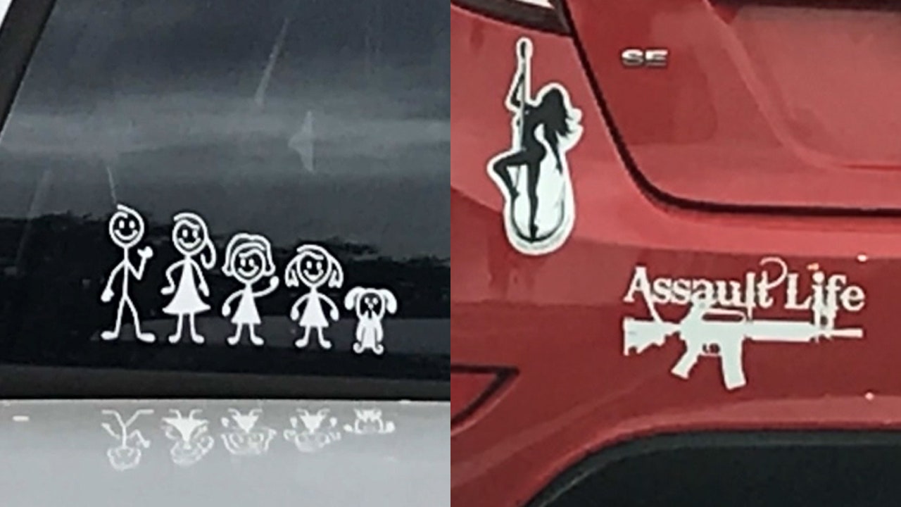 Stickers on your car could lead criminals to your door, police warn ...