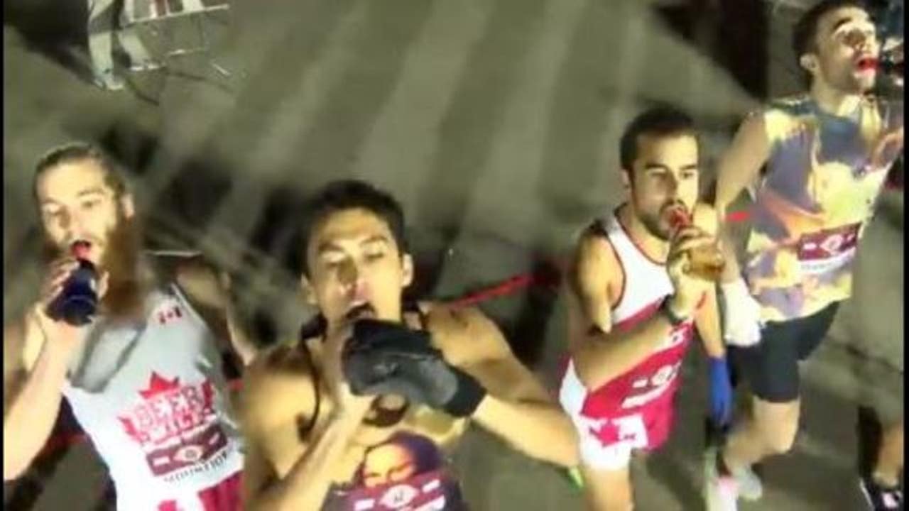 Chug and run: New world record set for 'Beer Mile' in Texas | FOX 26 ...