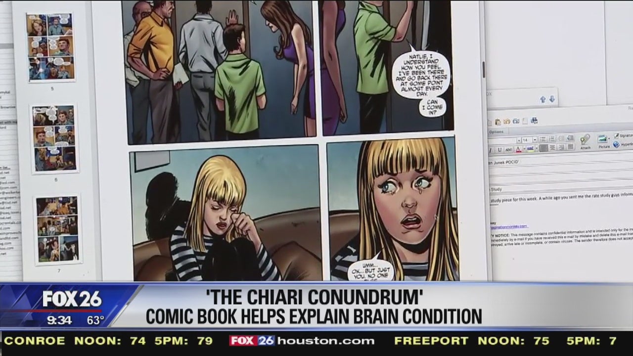 The Chiari Conundrum - comic book brings awareness of brain condition | FOX 26 Houston