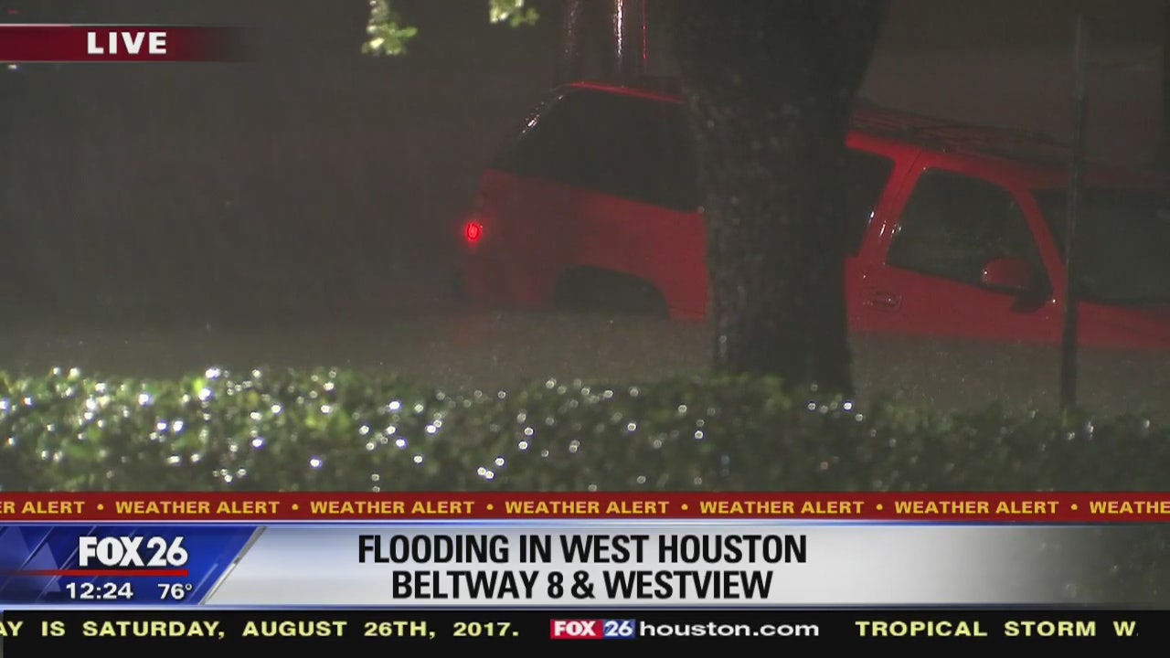 Families forced to climb into attics to escape floodwaters in Houston