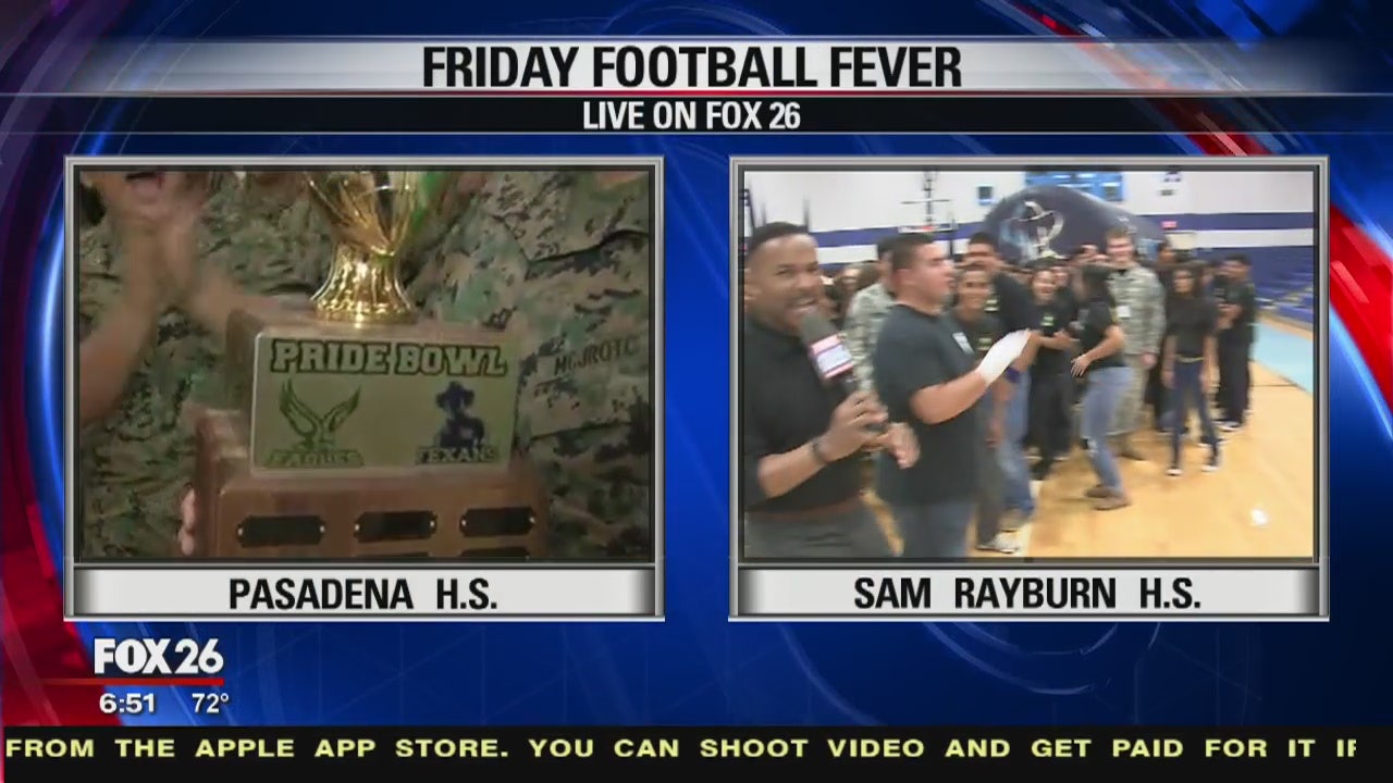Friday Football Fever Sam Rayburn and Pasadena High | FOX 26 Houston