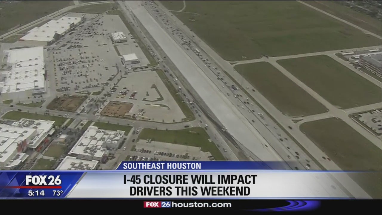 Gulf Freeway closures for the weekend | FOX 26 Houston